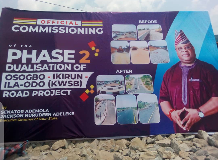 Governor Adeleke Commissions Second Phase of Ikirun /Osogbo Expressway ...